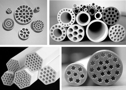 Shapes and Styles of Ceramic Membranes are Numerous.