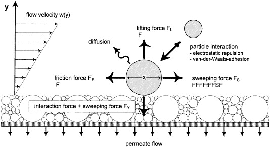 Crossflow filtration process flow diagrams: