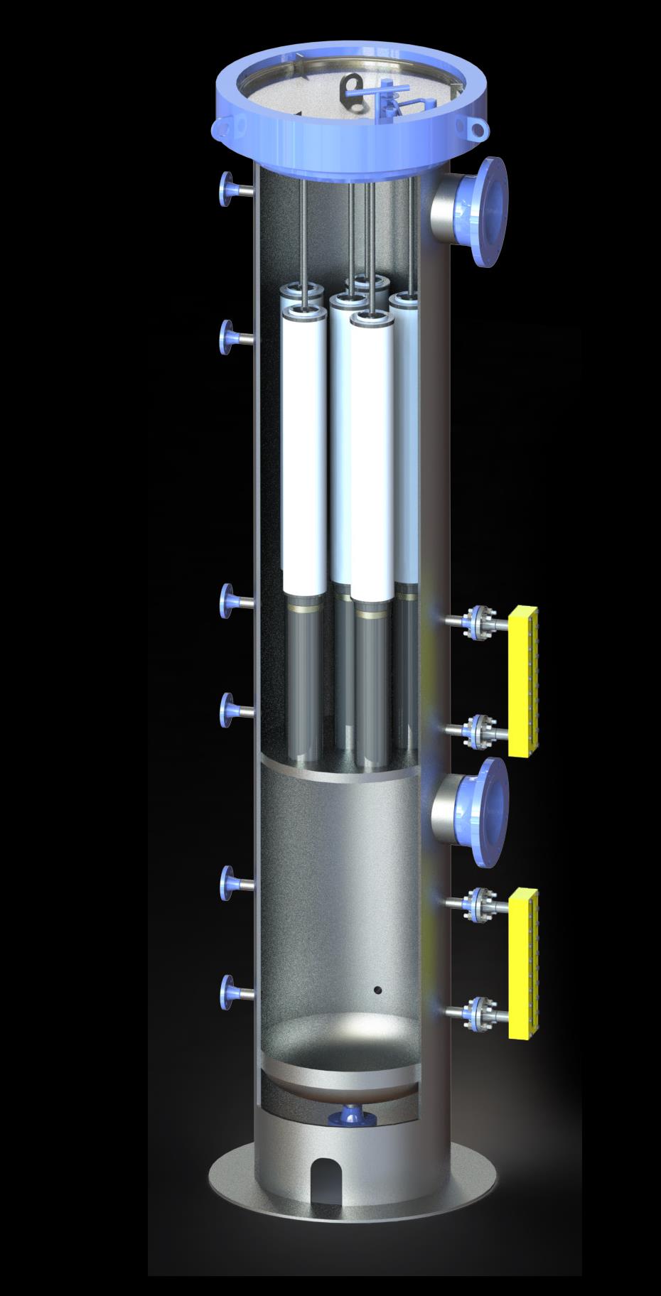 High Efficiency Liquid/Gas Coalescers and Vessels